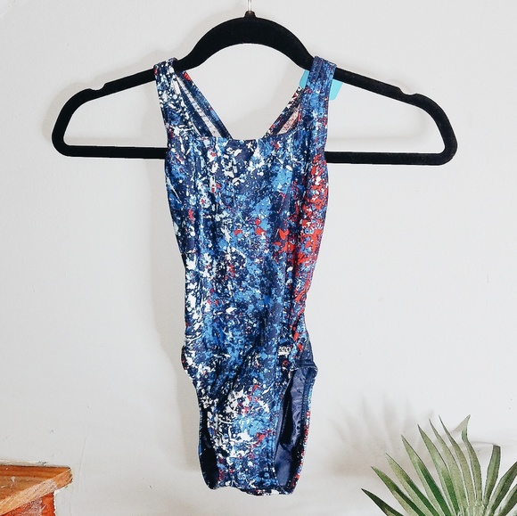 Speedo | Swim | Speedo Splatter Splash Onepiece | Poshmark